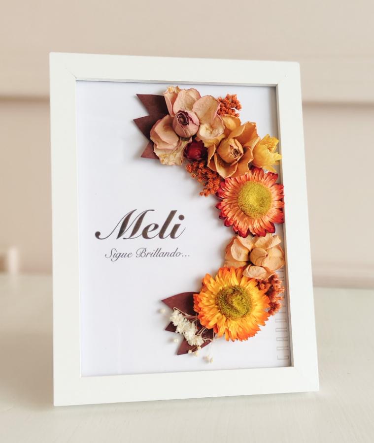 Cuadro Floral Orgánico Personalizado - Alma de las Cosas